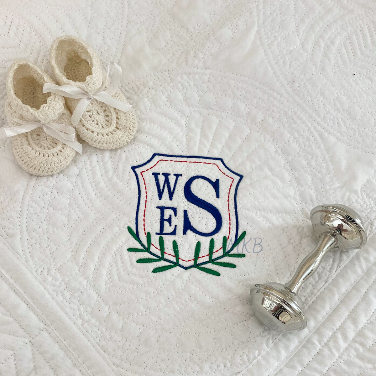 Greenery Laurel Crest Mini – MKB Embroidery Designs
